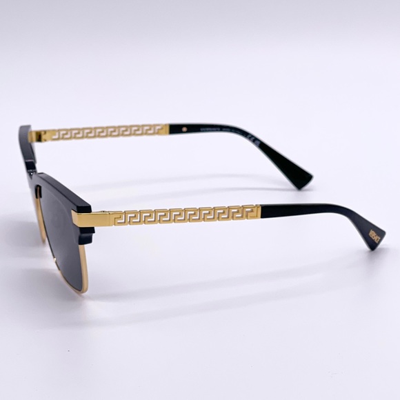 Versace | Accessories | New Ve4447 Gb87 Versace Black Gold Sunglasses ...